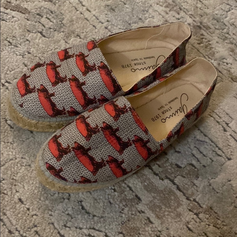 Gaimo Pig Espadrille Flats - Gem